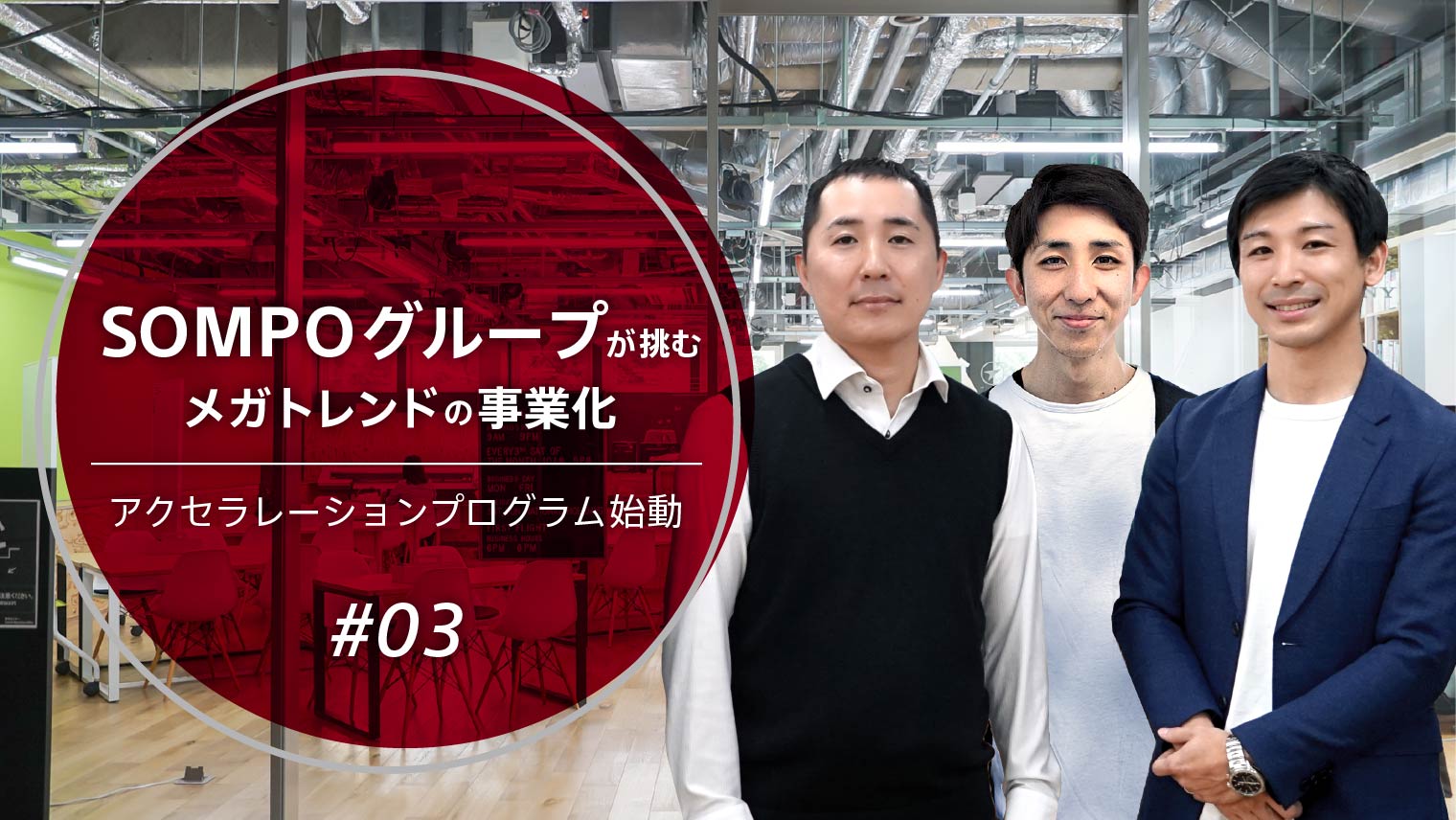 #03 起業家マインドを社内に浸透させた方法 | SOMPOグループが挑むメガトレンドの事業化 ―アクセラレーションプログラム始動― | 【Sony Acceleration Platform ...
